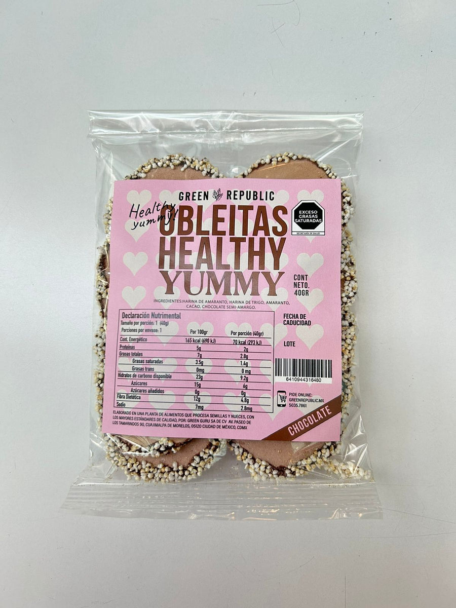 Obleas Skinny Chocolate (orilla amaranto y chocolate)